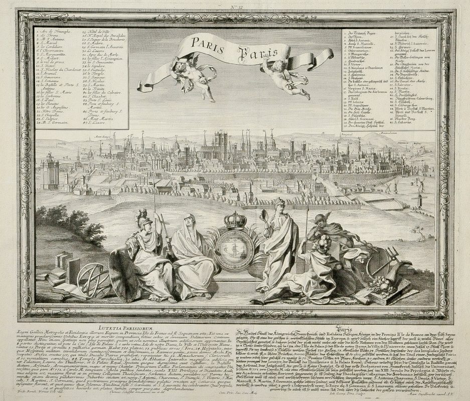 Plan de Paris à ruban - cartes-livres-anciens.com