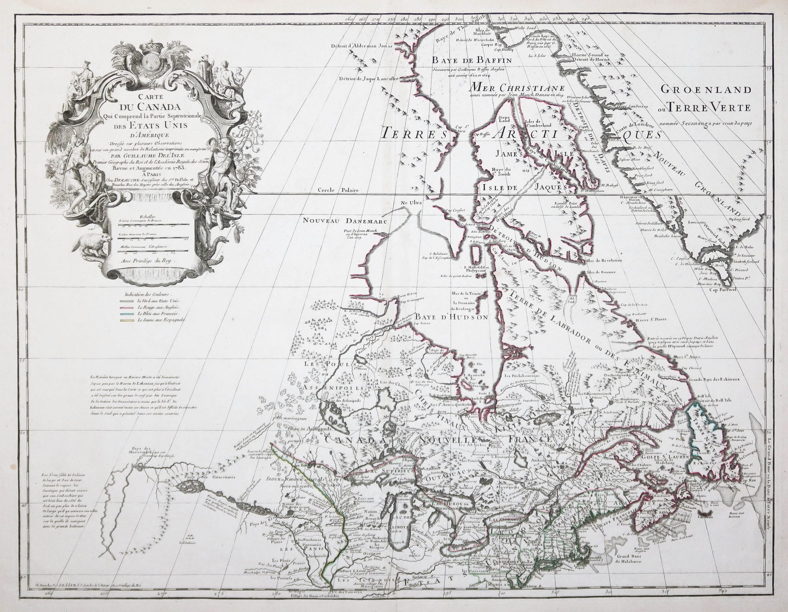Carte géographique ancienne du Canada - cartes-livres-anciens.com