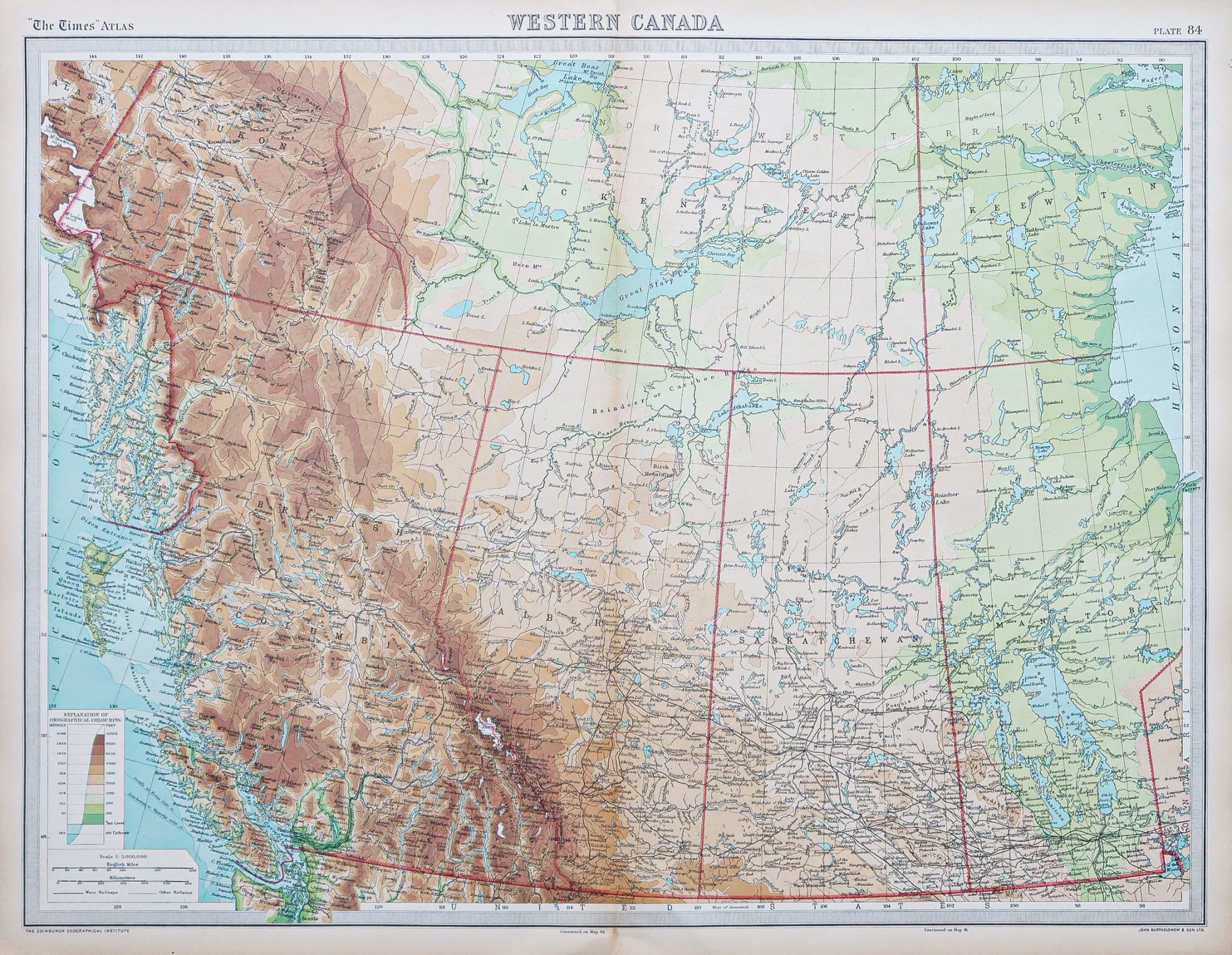 Carte géographique ancienne du Canada - cartes-livres-anciens.com