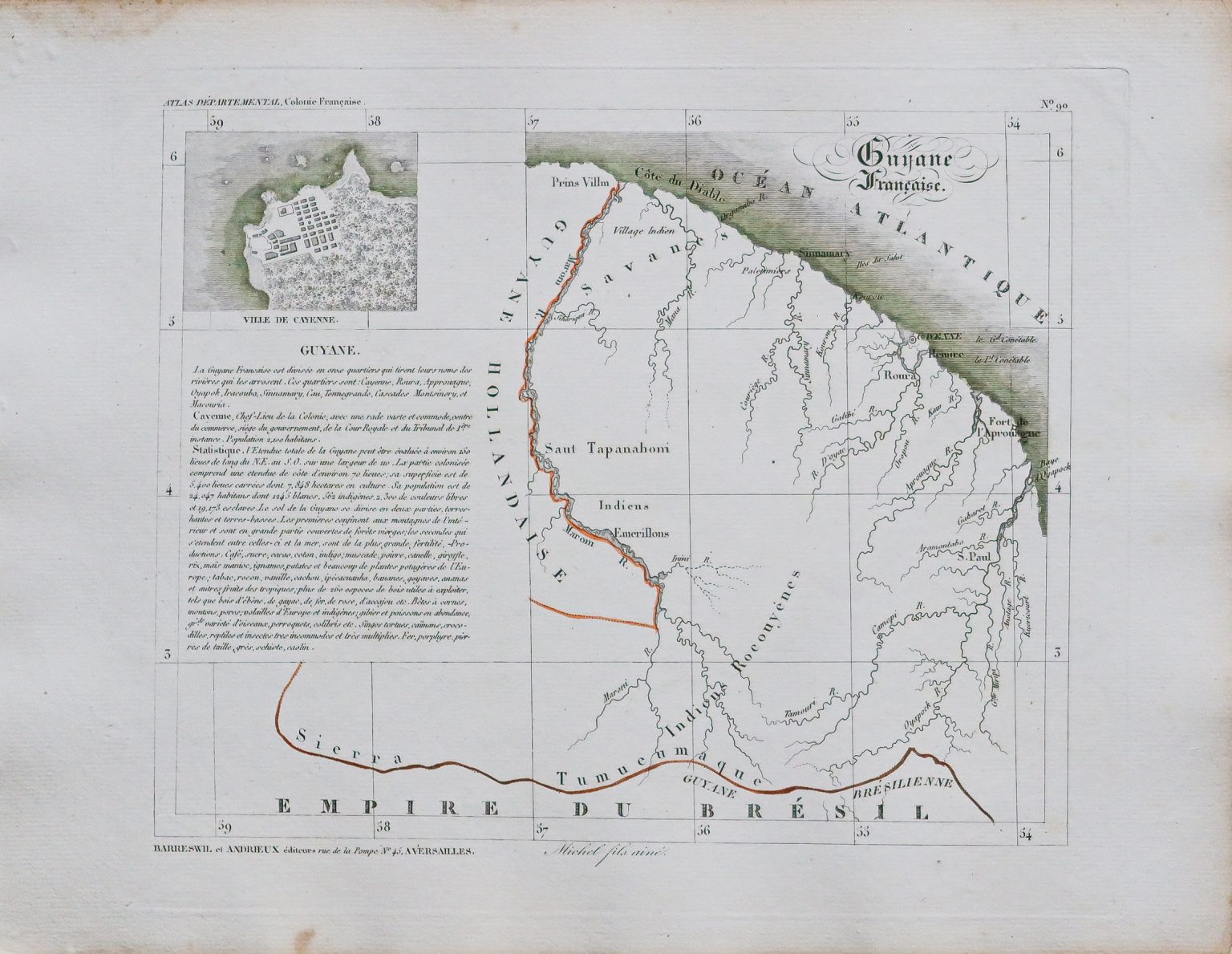 Carte Ancienne De La Guyane Fran aise Cartes livres anciens carte-ancienne-de-la-guyane-fran-aise-cartes-livres-anciens