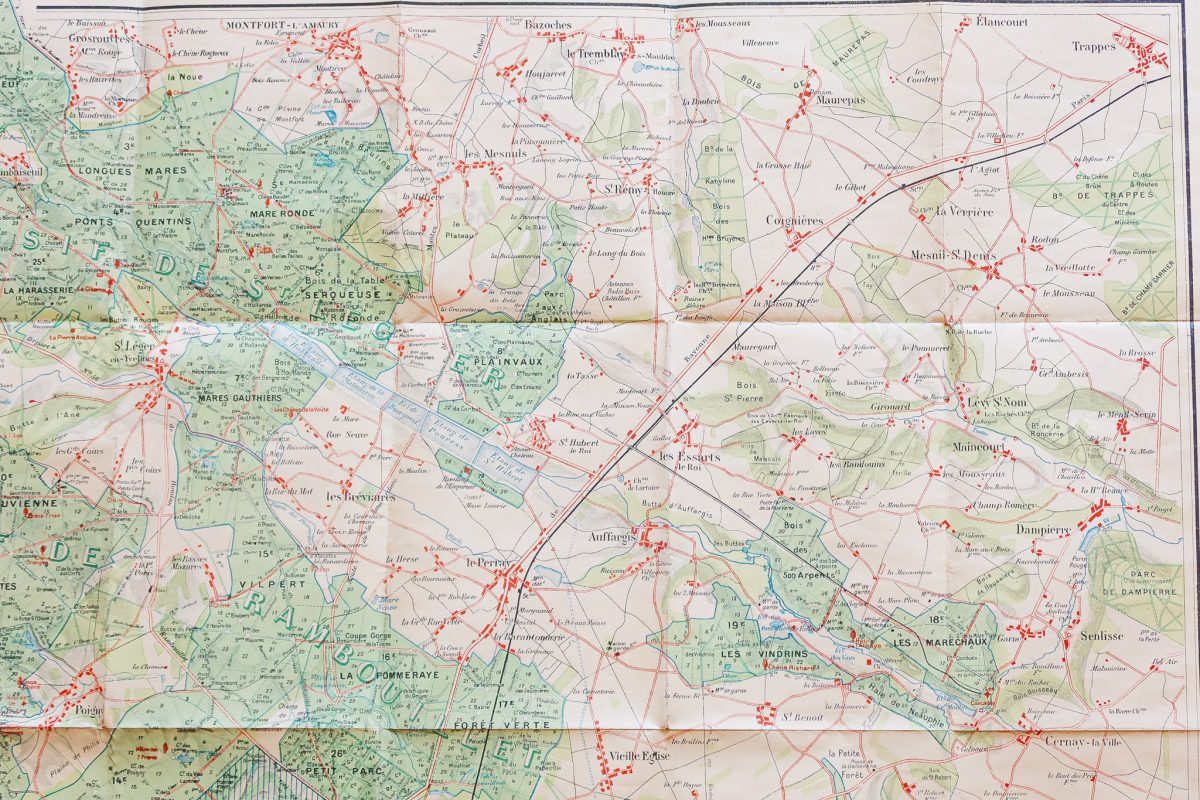 Carte ancienne de Rambouillet - cartes-livres-anciens.com