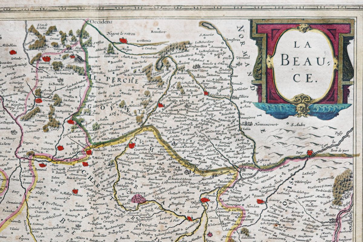 Carte G ographique De La Beauce Cartes livres anciens Carte G ographique De La Beauce Cartes livres anciens