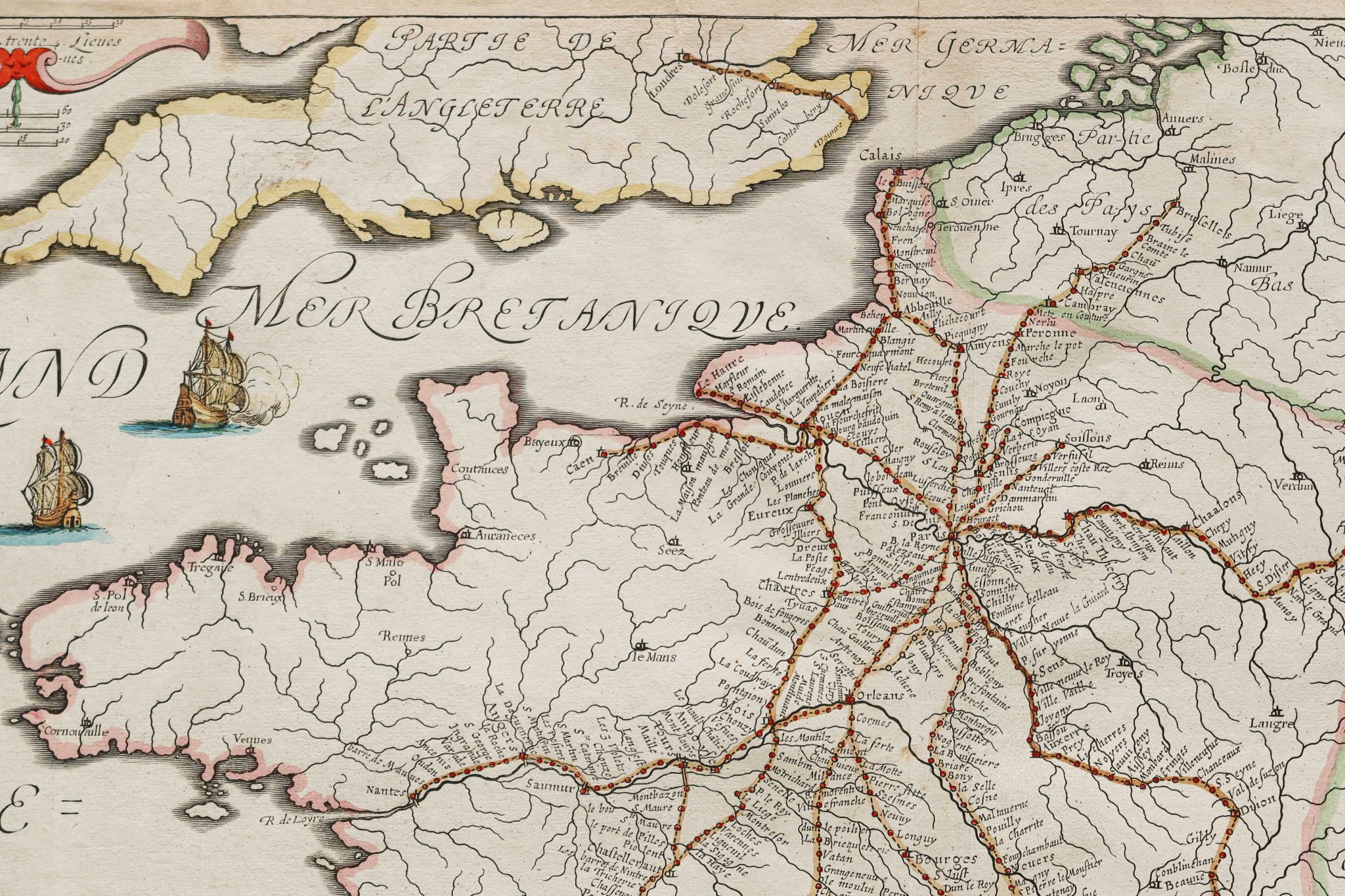 Carte des Postes de la France - cartes-livres-anciens.com