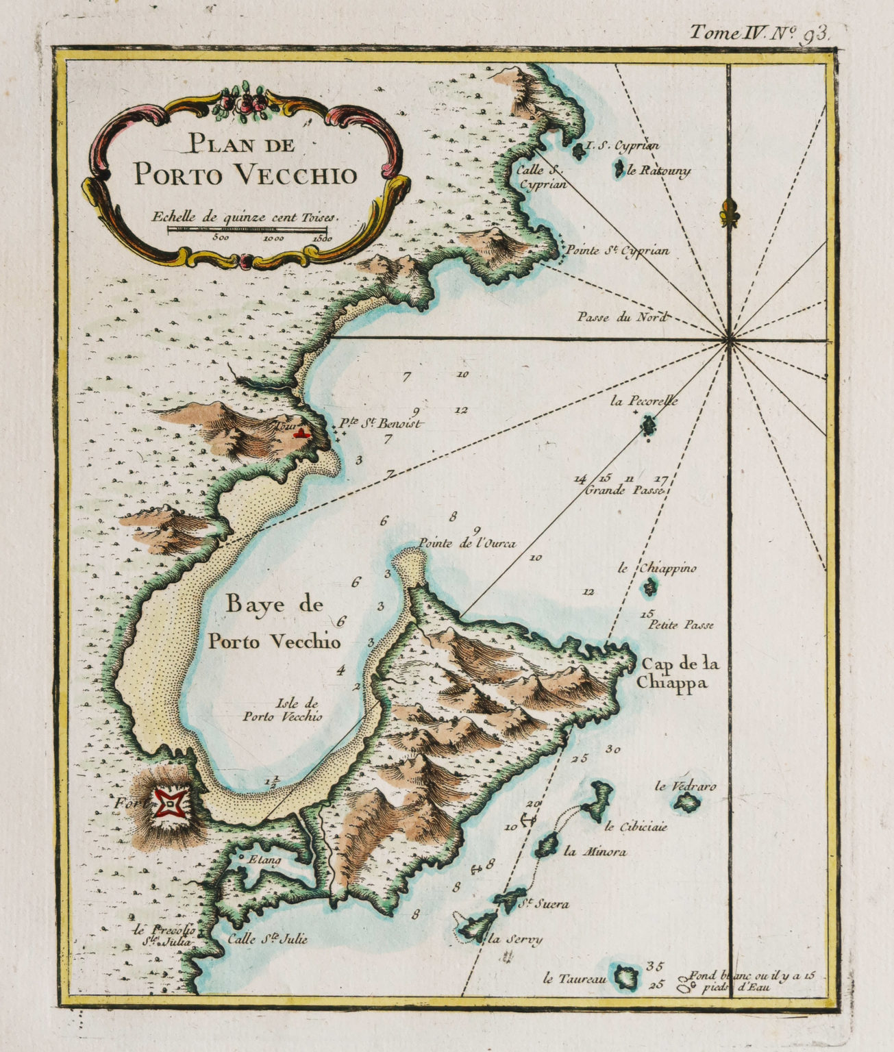 Plan ancien de Porto Vecchio - cartes-livres-anciens.com