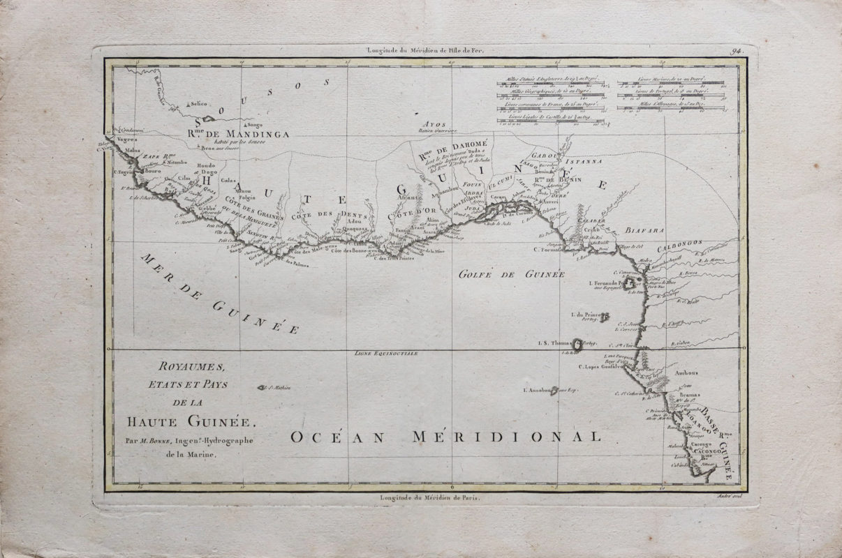 Carte géographique ancienne - Haute Guinée - cartes-livres-anciens.com