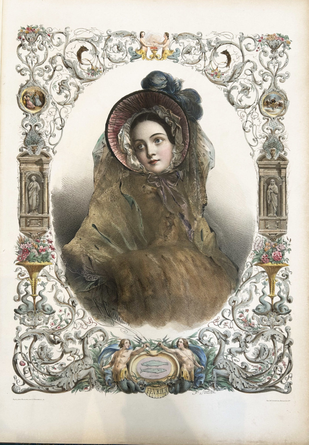 Les Douze mois - cartes-livres-anciens.com